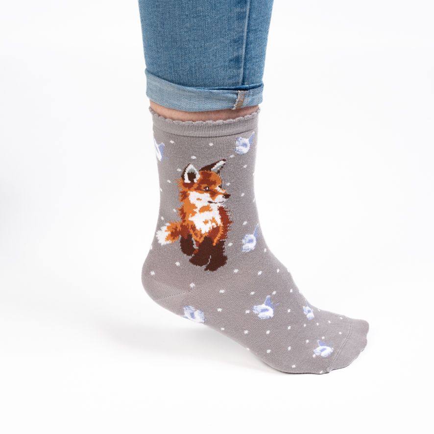 Wrendale 'Born To Be Wild' Fox Socks – Heavenly Outhouse