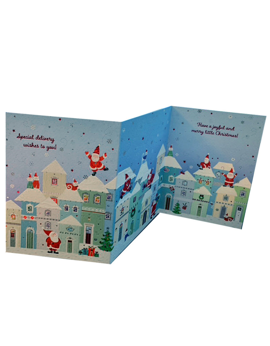 Special Delivery Wishes Christmas Card – Heavenly Outhouse